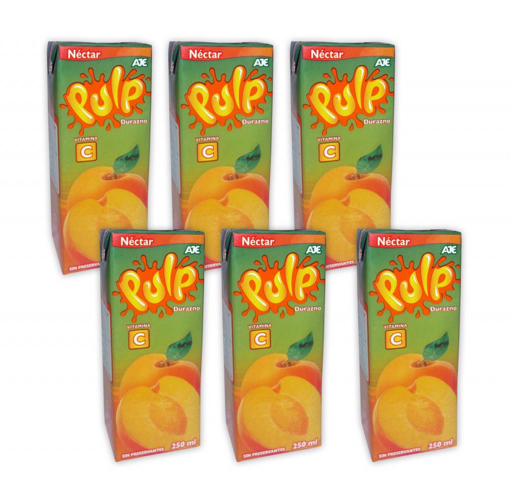JUGO PULP 250 ML X 6 UNDS DURAZNO | TIA S.A.