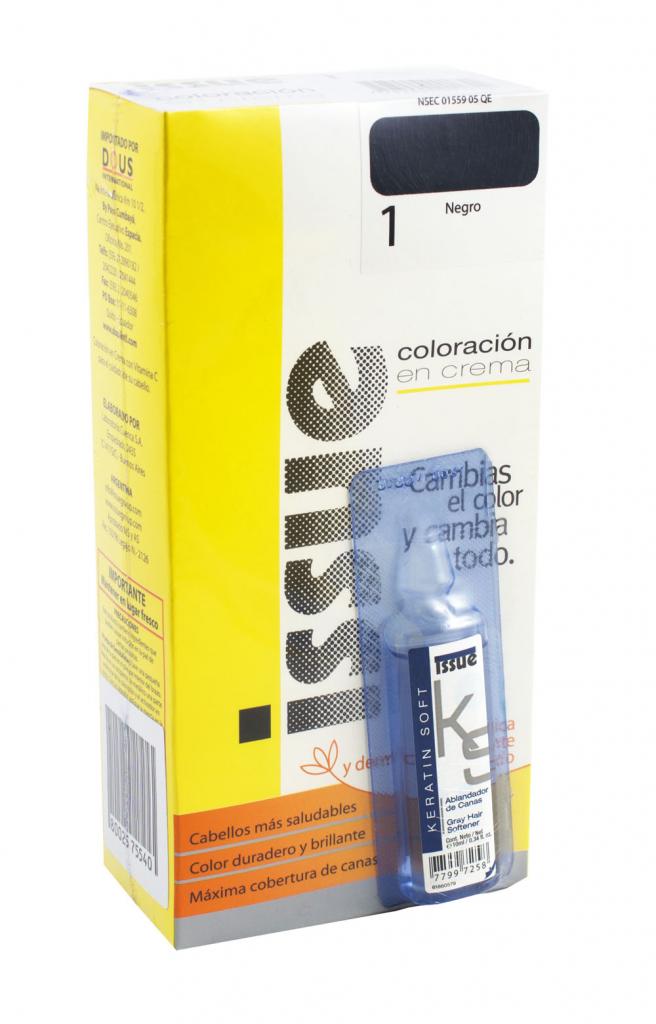 TINTE ISSUE KIT 47 GR NEGRO 1 | TIA S.A. TINTE ISSUE KIT 47 GR NEGRO 1 | TIA S.A.