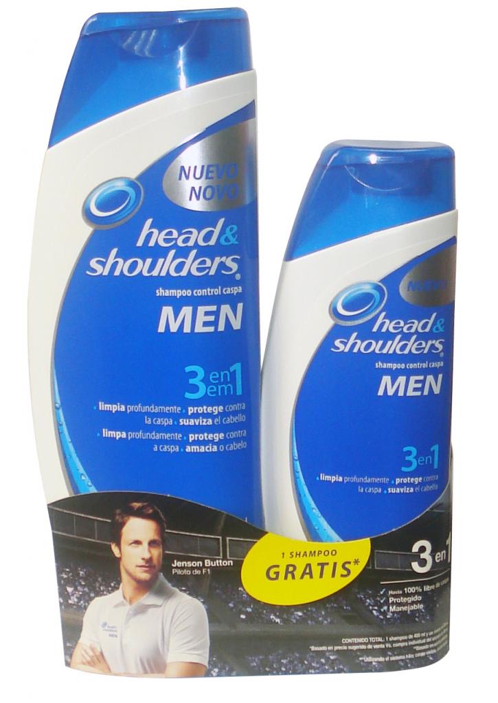 SHAMPOO ANTICASPA HS 400 ML 3 EN 1 GRATIS SHAMP 200 ML | TIA S.A.